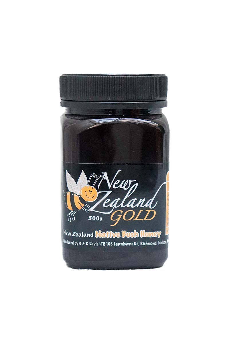 New Zealand Gold Native Bush Honey – Go Box - Fruit & Vege